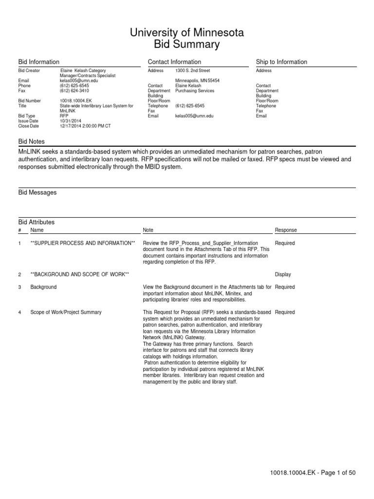 Librfp 76 Main | PDF | Request For Proposal | Libraries