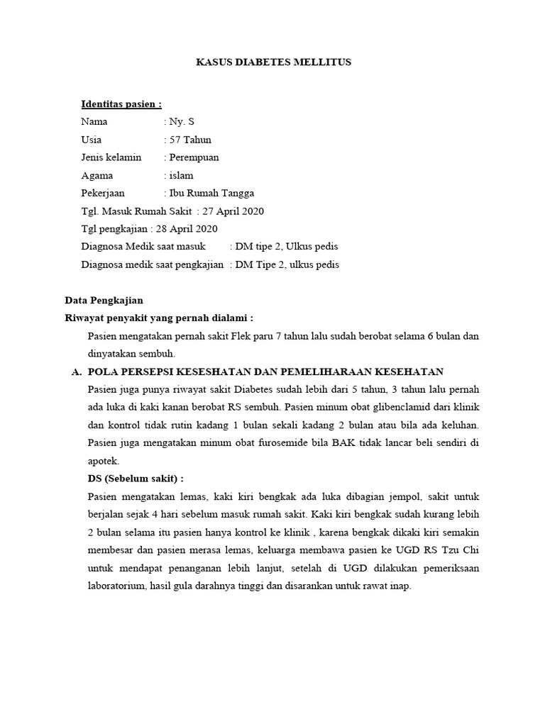 Penanganan Ulkus Pedis pada DM Tipe 2 | PDF