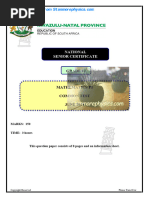 KZN Maths Grade 12 Scope 2025 | PDF