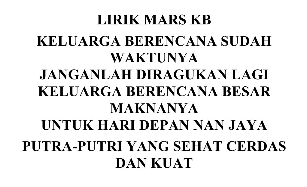 Lirik Mars KB | PDF