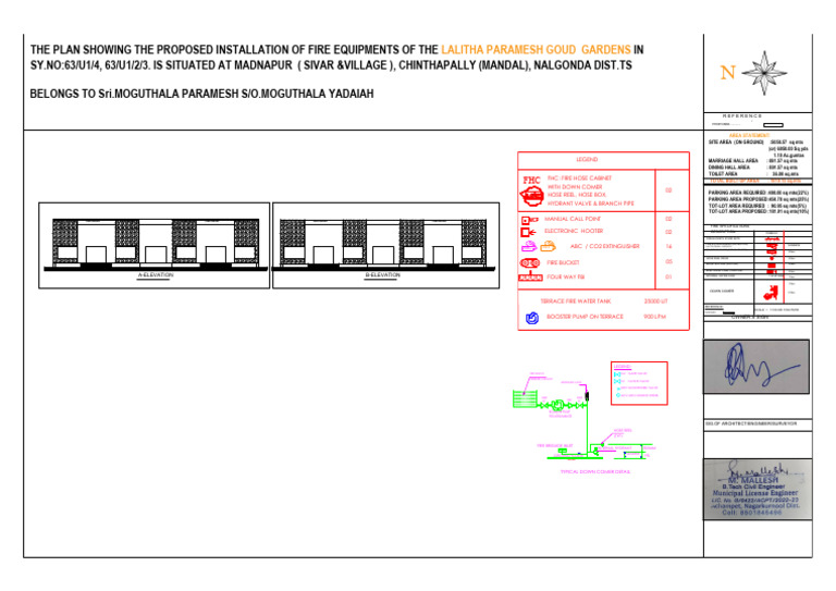 LPG Elevation Plan | PDF | Mechanical Engineering | Gases