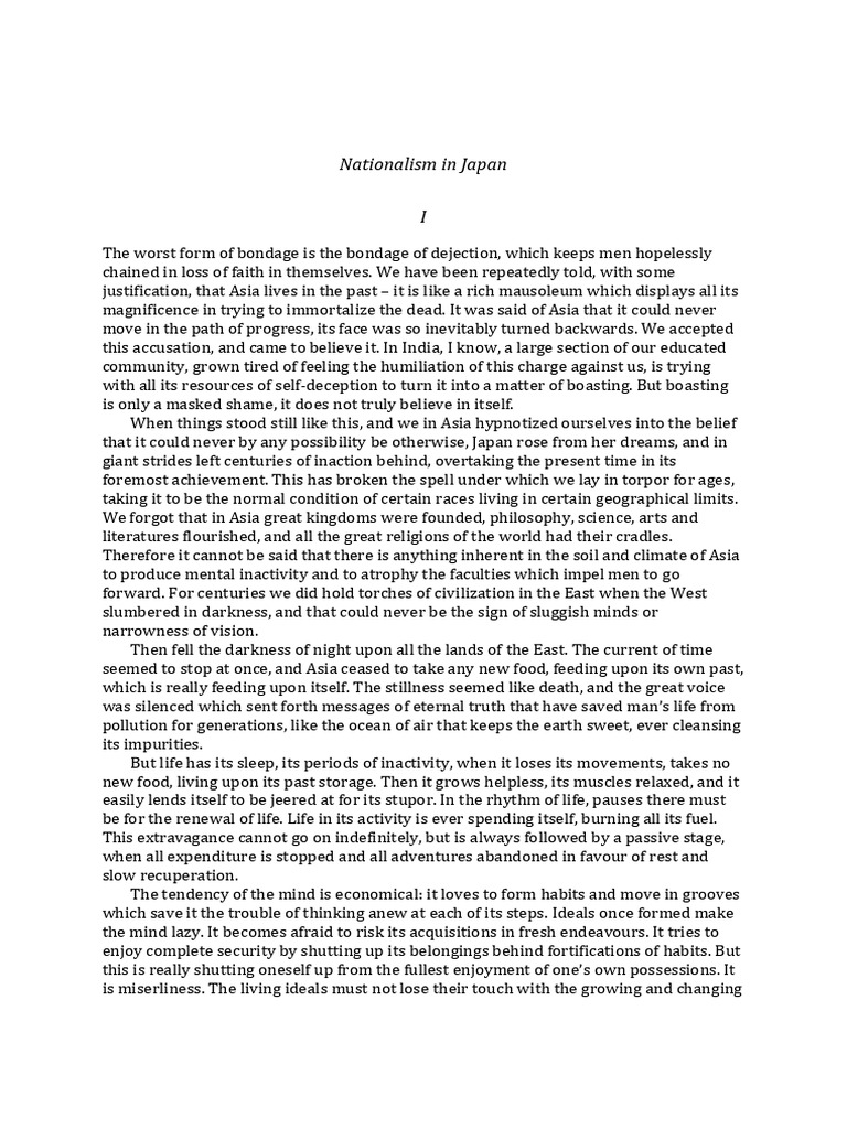 Nationalism in Japan | PDF | Reality | Truth