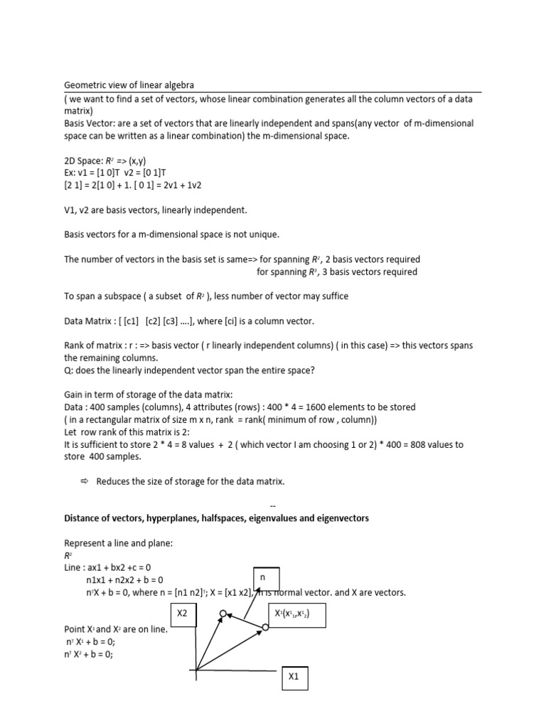 IDS Lec4 | PDF | Vector Space | Basis (Linear Algebra)