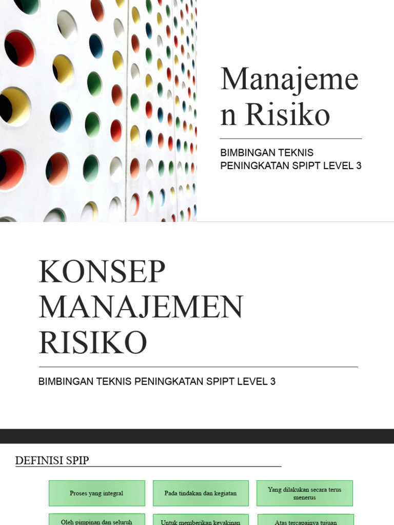 Manajemen Risiko | PDF
