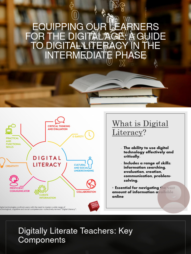 Digital Literacy Presentation Slides | PDF