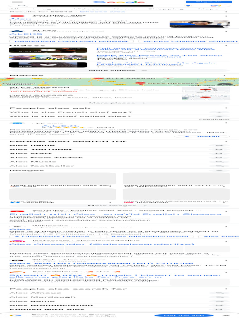 Alex - Google Search | PDF | You Tube | Apple Inc.