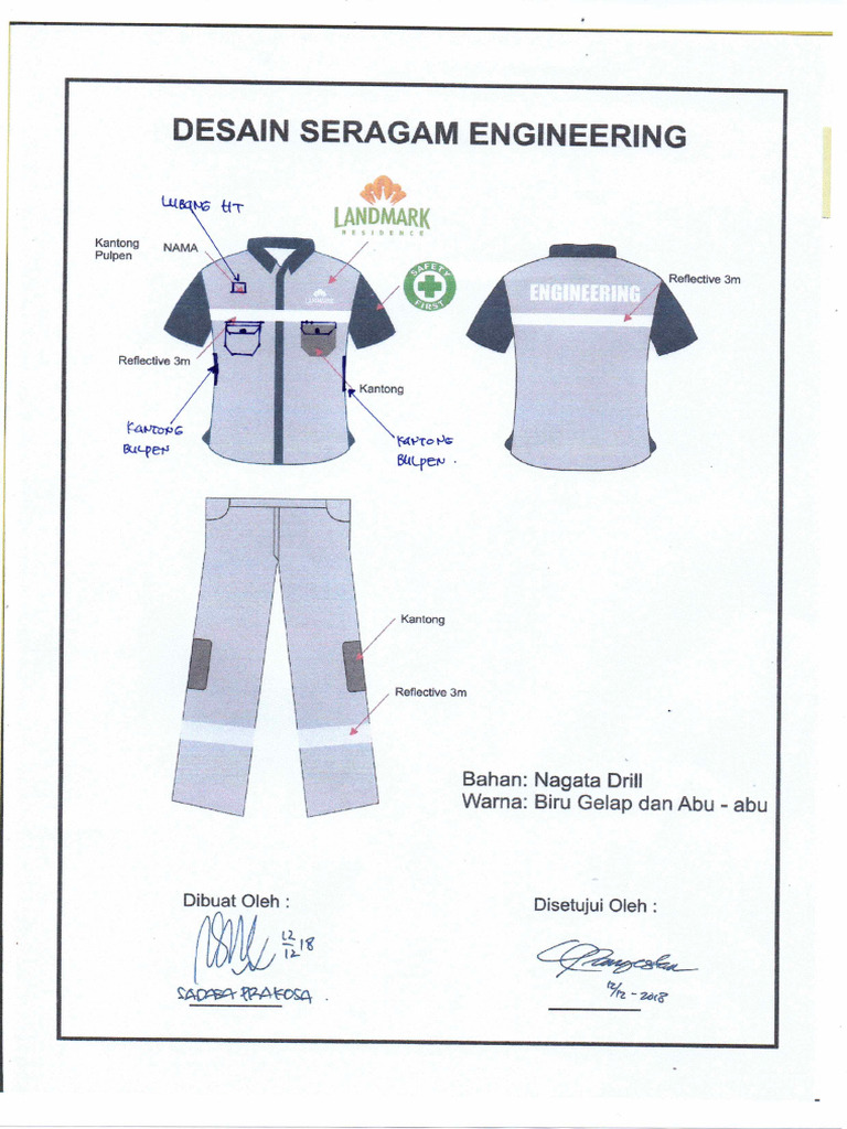 Design Baju Engineering | PDF