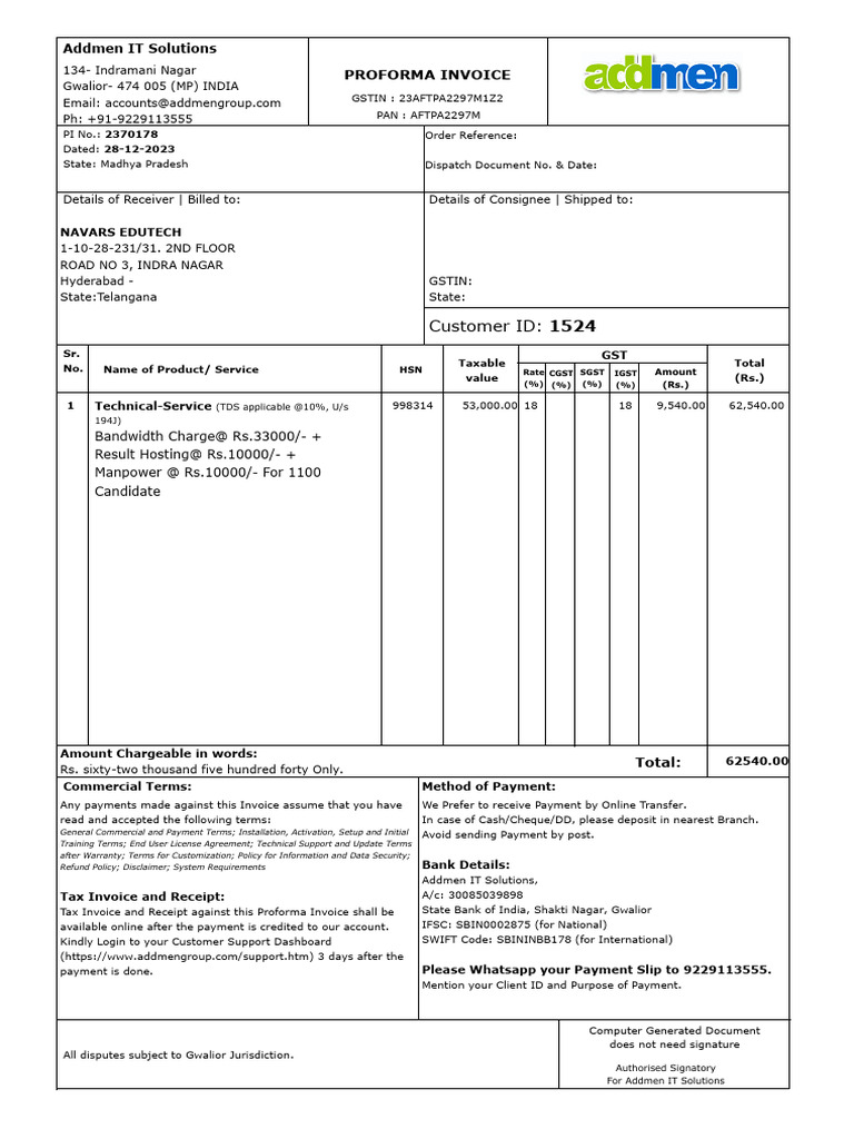 Acc 090711voucher | PDF | Payments | Receipt