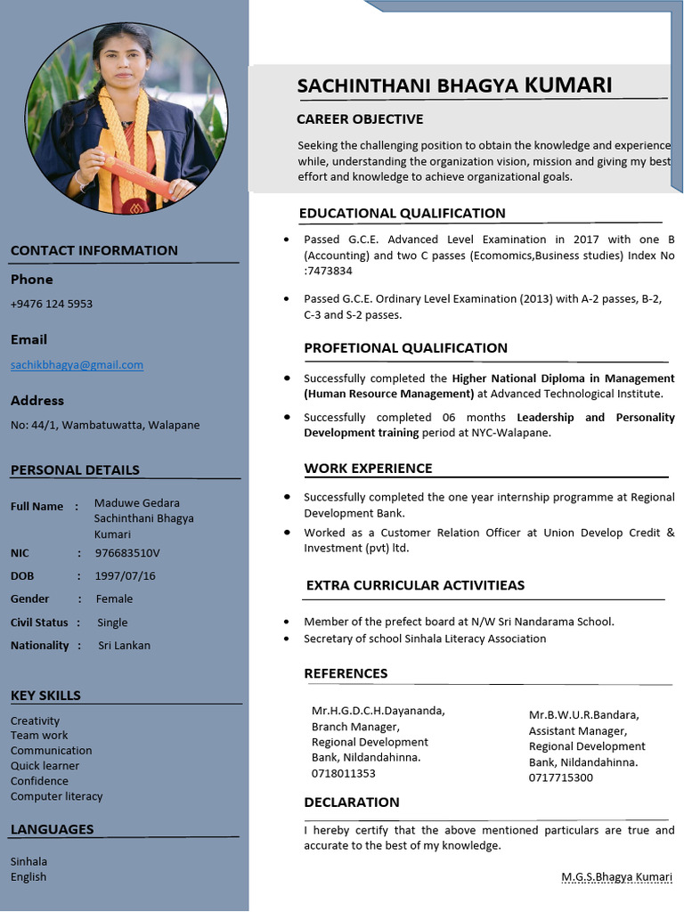 my nw cv (1) | PDF