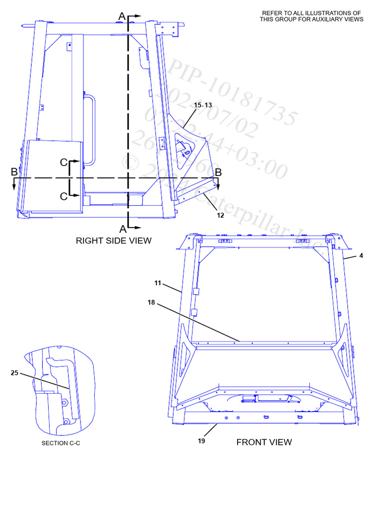 261-2960 Rops Gp-Open - Hmu Steering | PDF