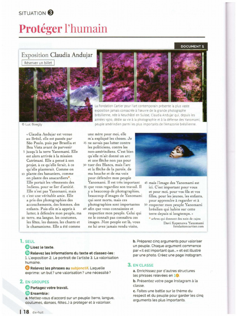 Subjontif Texte L'Atelier B2 | PDF