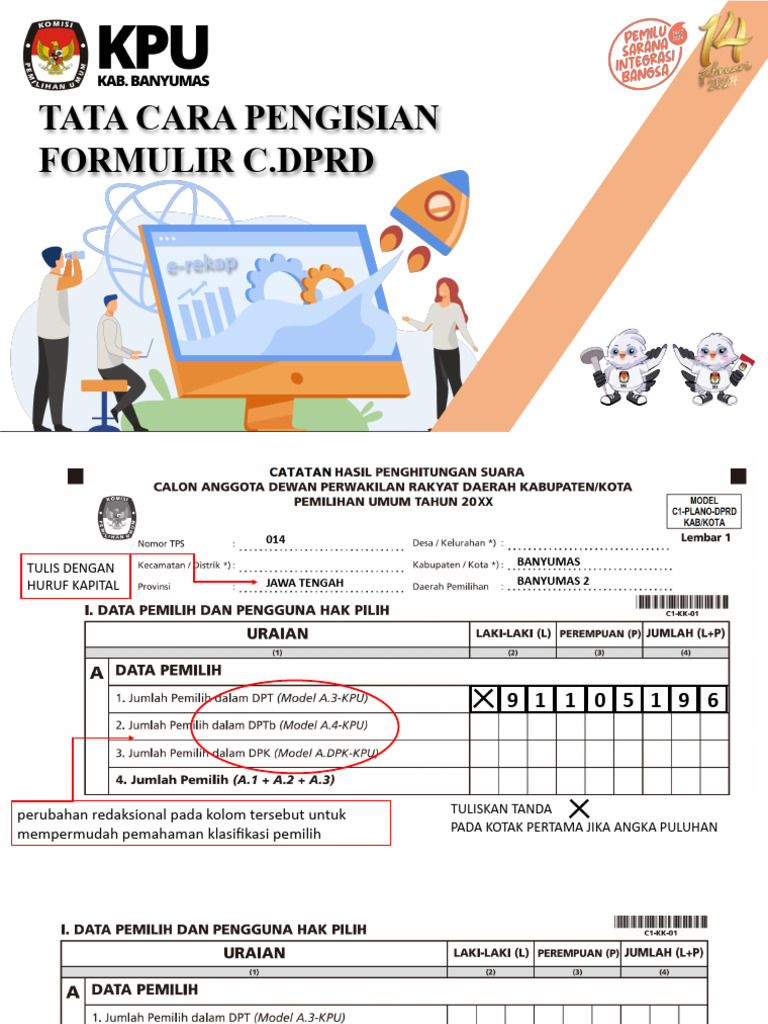 Materi Tata Cara Pengisian Formulir C.Hasil | PDF