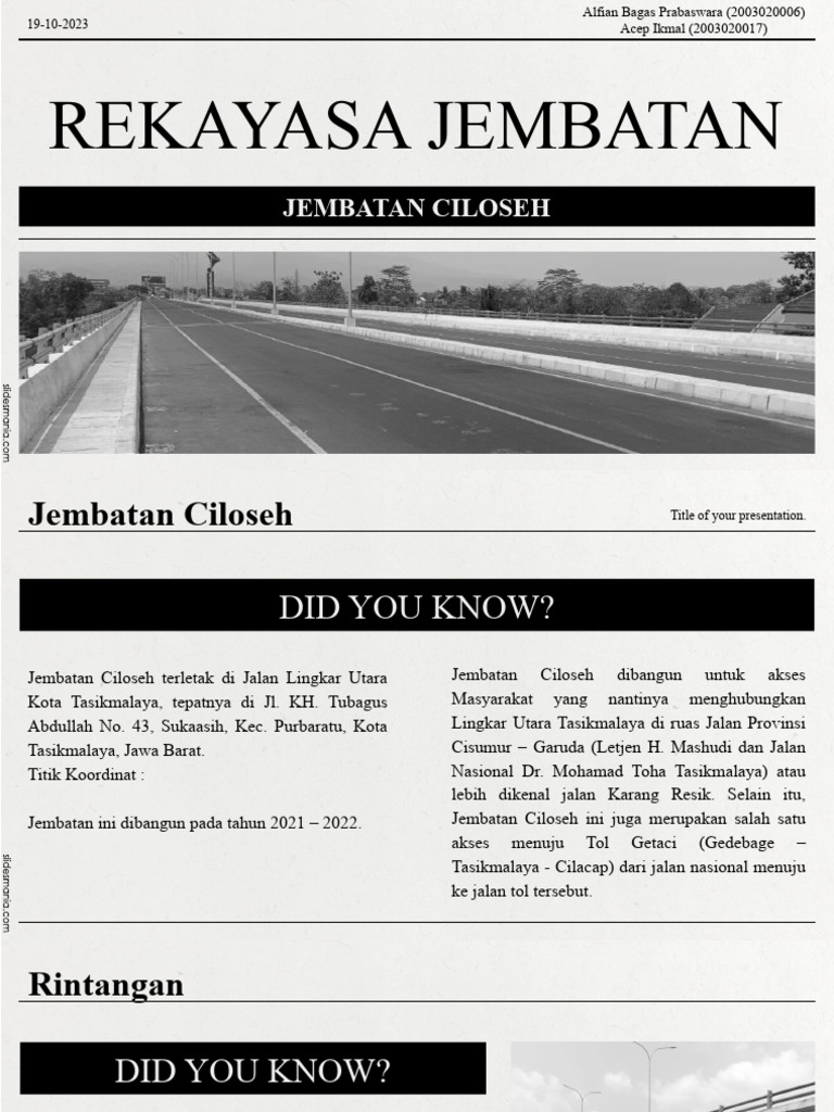 Newspaper Style Presentation Template SlidesMania | PDF