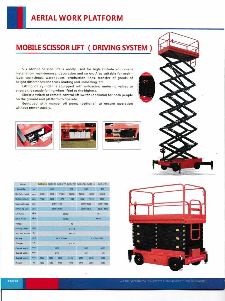 Scissor Lift | PDF | Electricity | Electrical Engineering