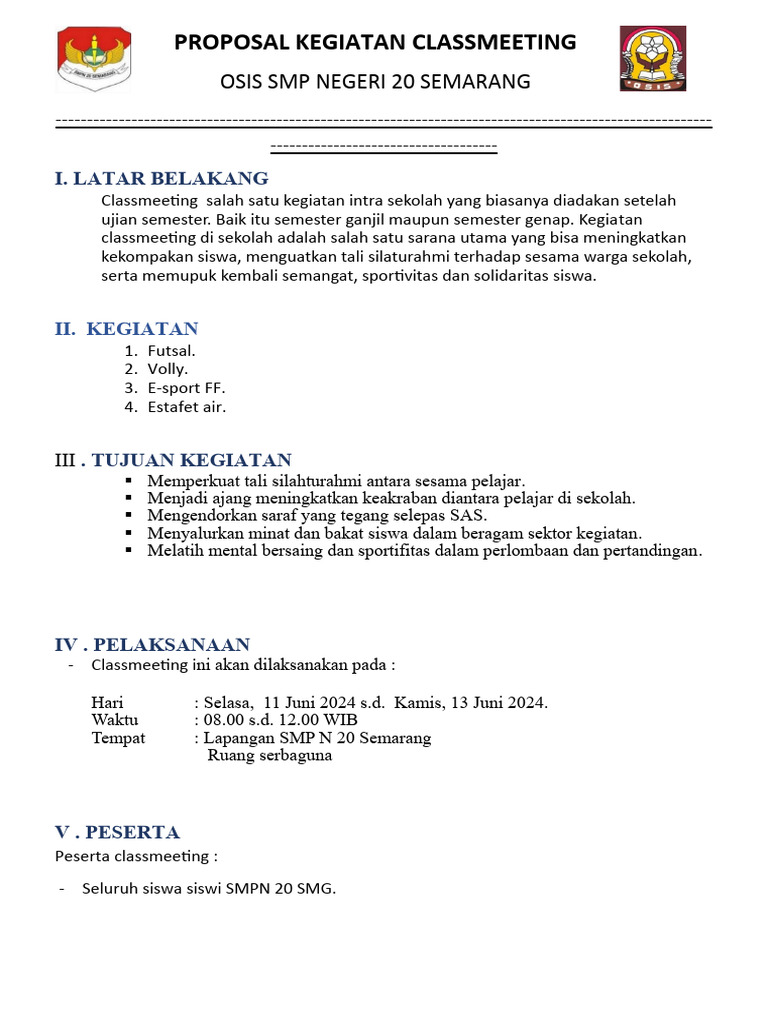 Classmeet 2024 | PDF