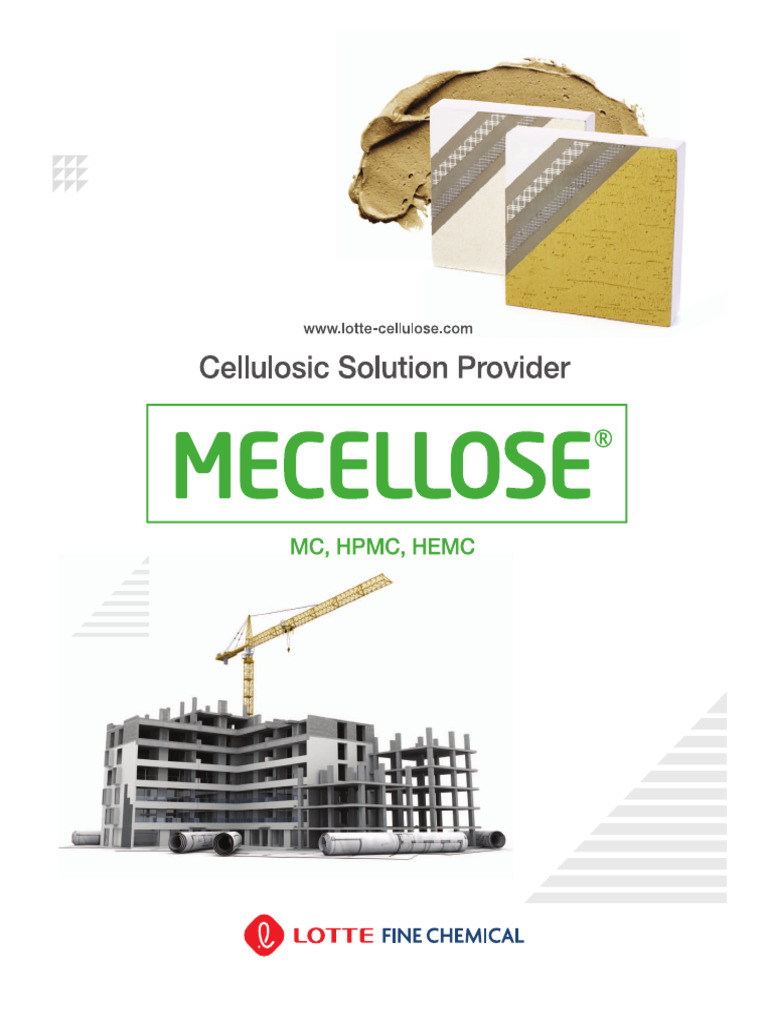MECELLOSE (Industrial HPMC, HEMC) Introduction Leaflet | PDF