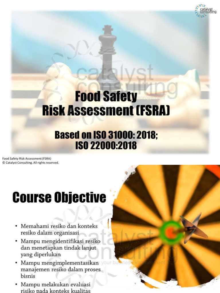 Catalyst - Food Safety Risk Assessment | PDF