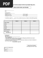 Application For Greenfield Car Sticker 2025: 2x2 Photo | PDF | Identity ...