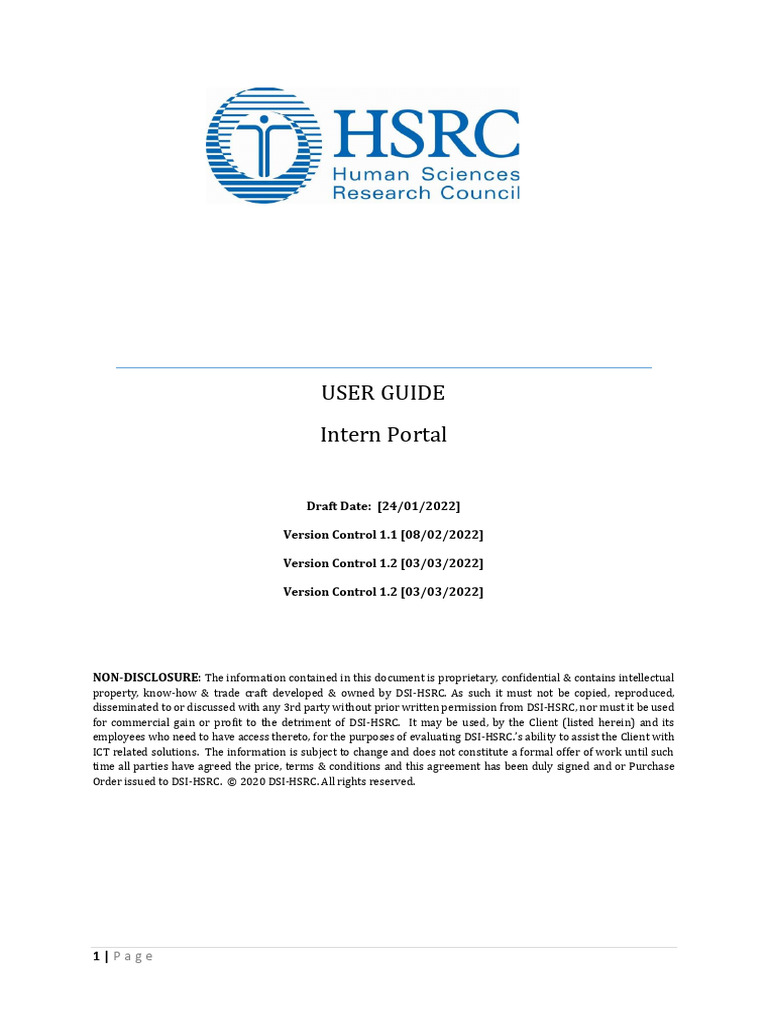 Guide For Mentor - Intern Management Portal - Final | PDF | Internet ...