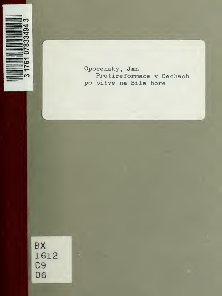 Protireformace Cechach | PDF