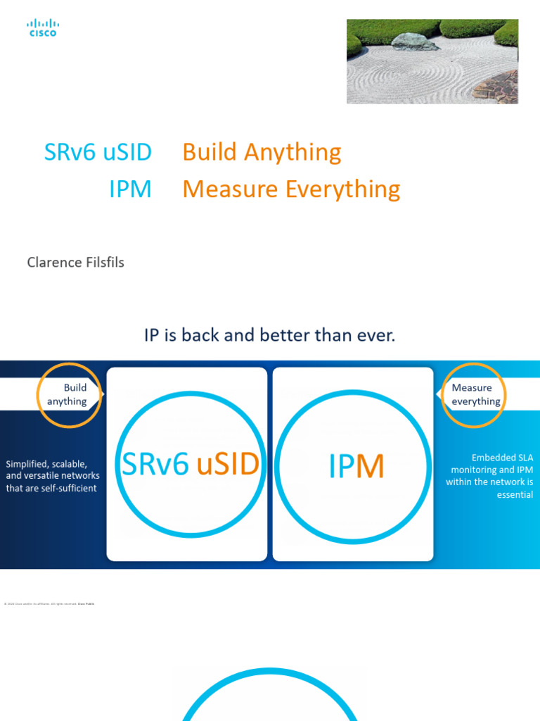 SRv6 uSID and IPM Overview | PDF | I Pv6 | Computer Network