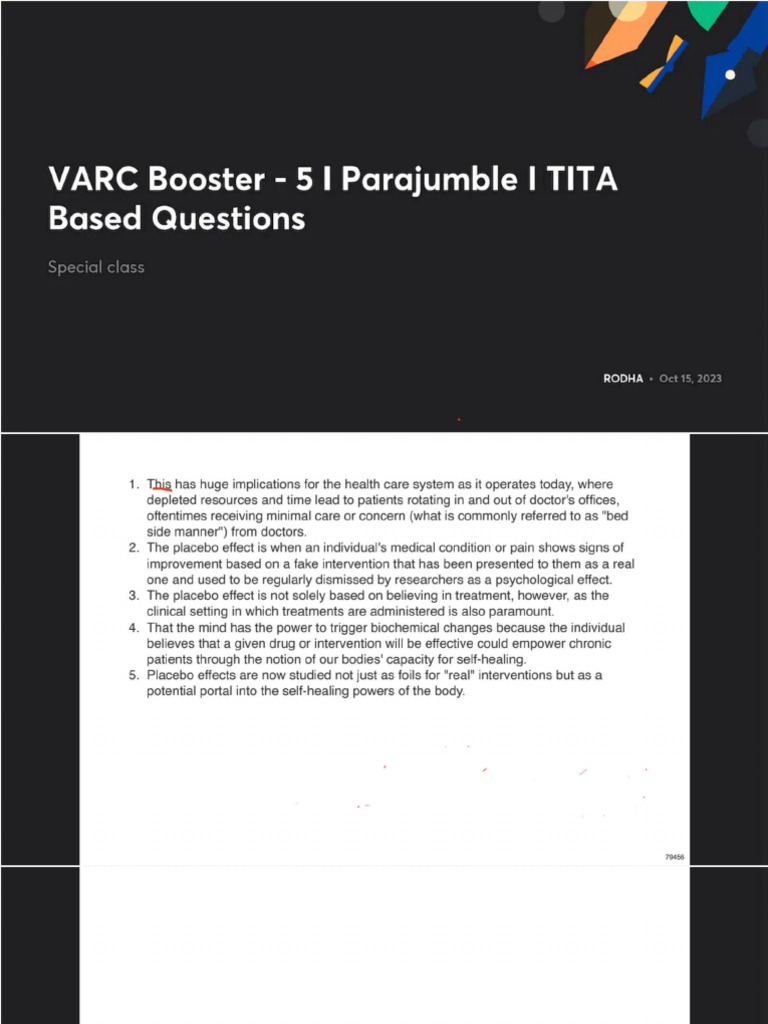 VARC_Booster__5_I_Parajumble_I_TITA_Based_Questions_with_anno | PDF