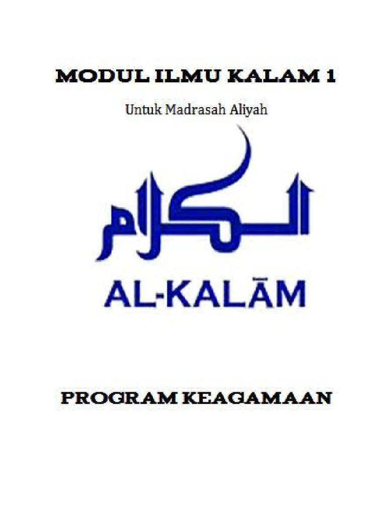 Cover Modul Ilmukalam | PDF