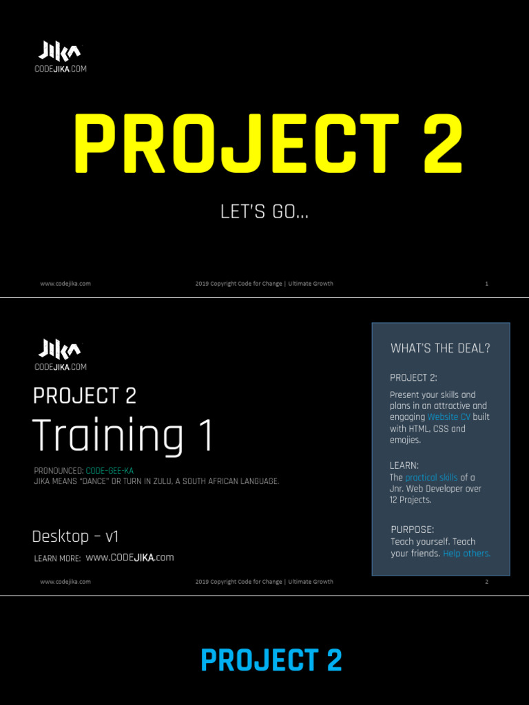 Project 2 Codejika - Com DT v2 | PDF | Websites | Web Development