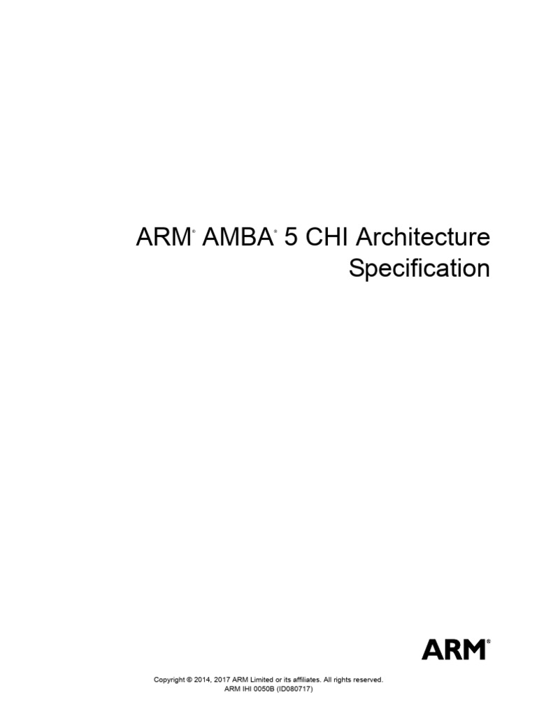 Eetop - CN IHI0050B Amba 5 Chi Architecture Specification 20170804 ...