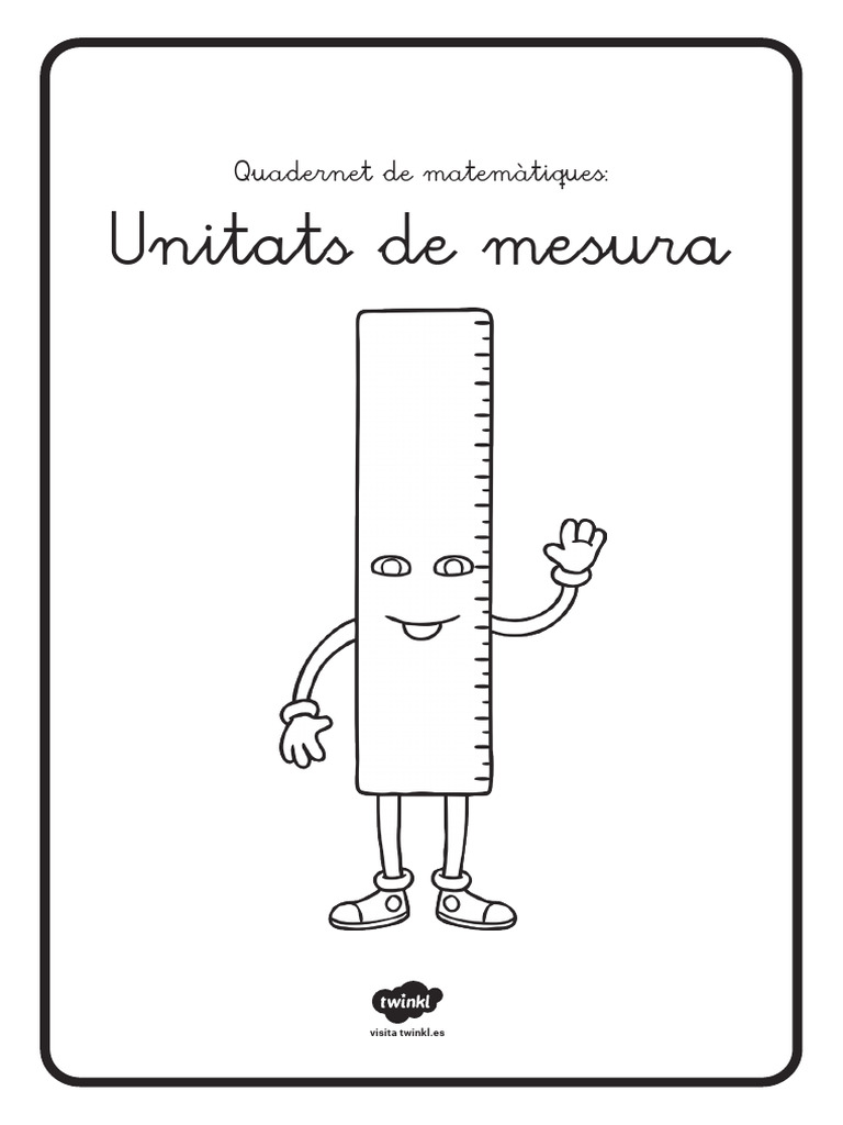 Quadernet de Matemàtiques - Unitats de Mesura | PDF