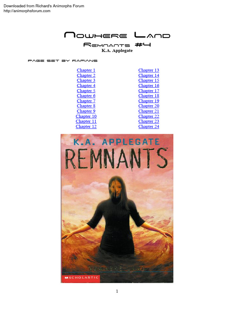 04 Nowhere Land | PDF | Young Adult