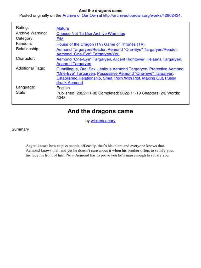 And The Dragons Came | PDF