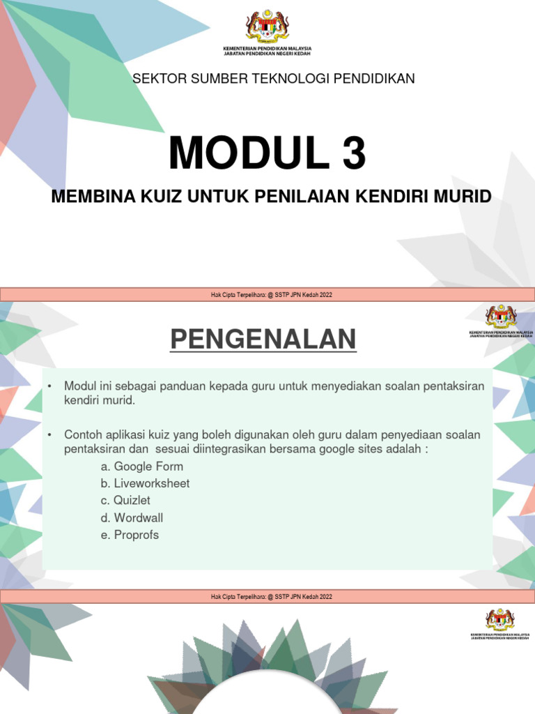 Modul 3 Membina Kuiz | PDF