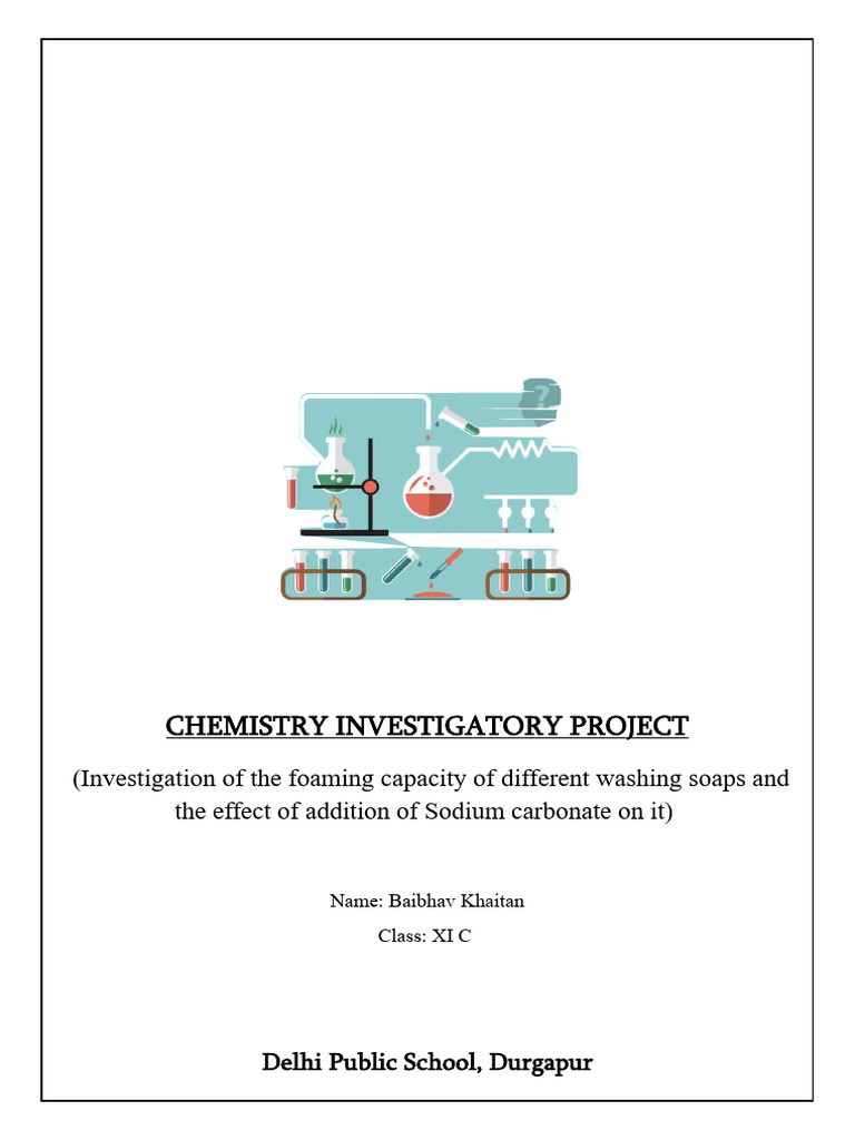 Chem Project PDF | PDF | Sodium Carbonate | Physical Chemistry