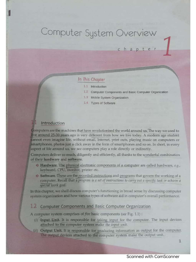 Computer Class 11 First 2 Chap | PDF