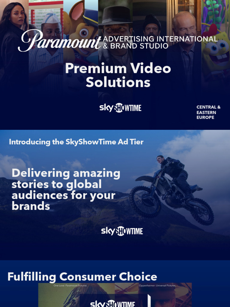 SkyShowTime Ad Tier Launch in Europe | PDF | Mass Media | Video