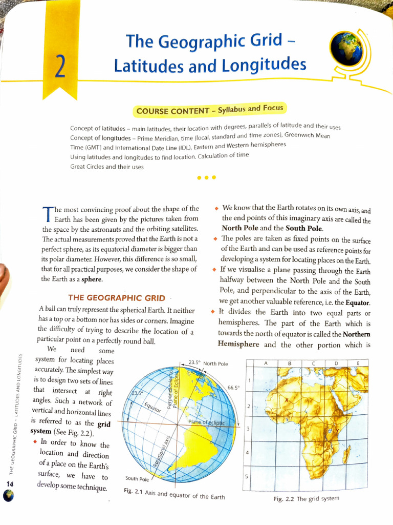 Geog CH 2 | PDF | Latitude | Equator