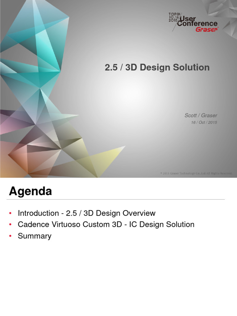 C1 2.5D 3D Design Solution | PDF | Integrated Circuit | Semiconductor ...