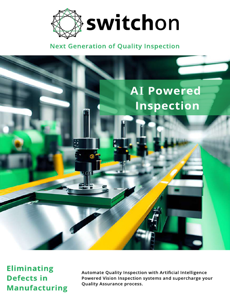 SwitchOn DeepInspect Au Brochure | PDF | Artificial Intelligence | Intelligence (AI) & Semantics