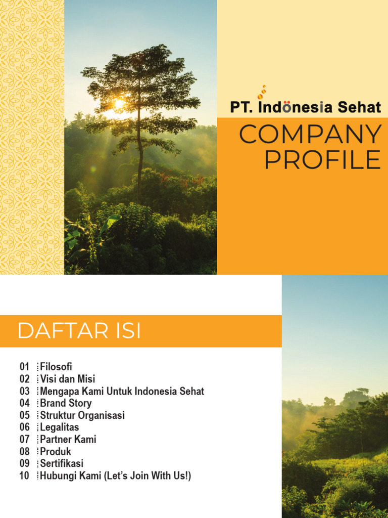 Profil PT Indonesia Sehat | PDF