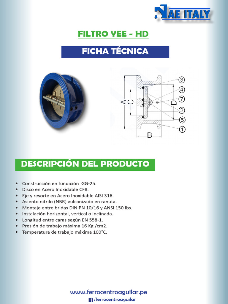 Filtro YEE HD: Especificaciones Técnicas | PDF | Tecnología