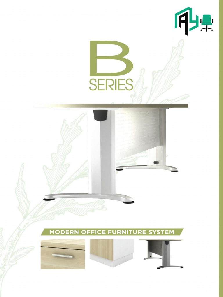 02) B, Q, T2 Series Office Table Catalog - Copy | PDF