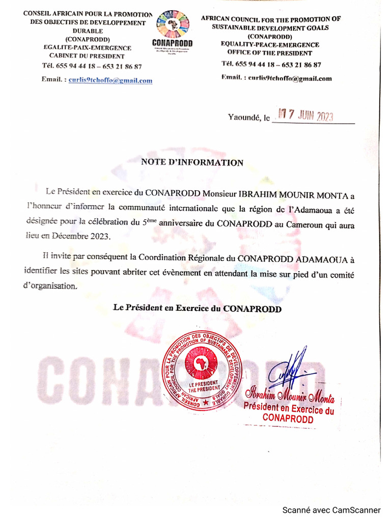 Note D'information | PDF