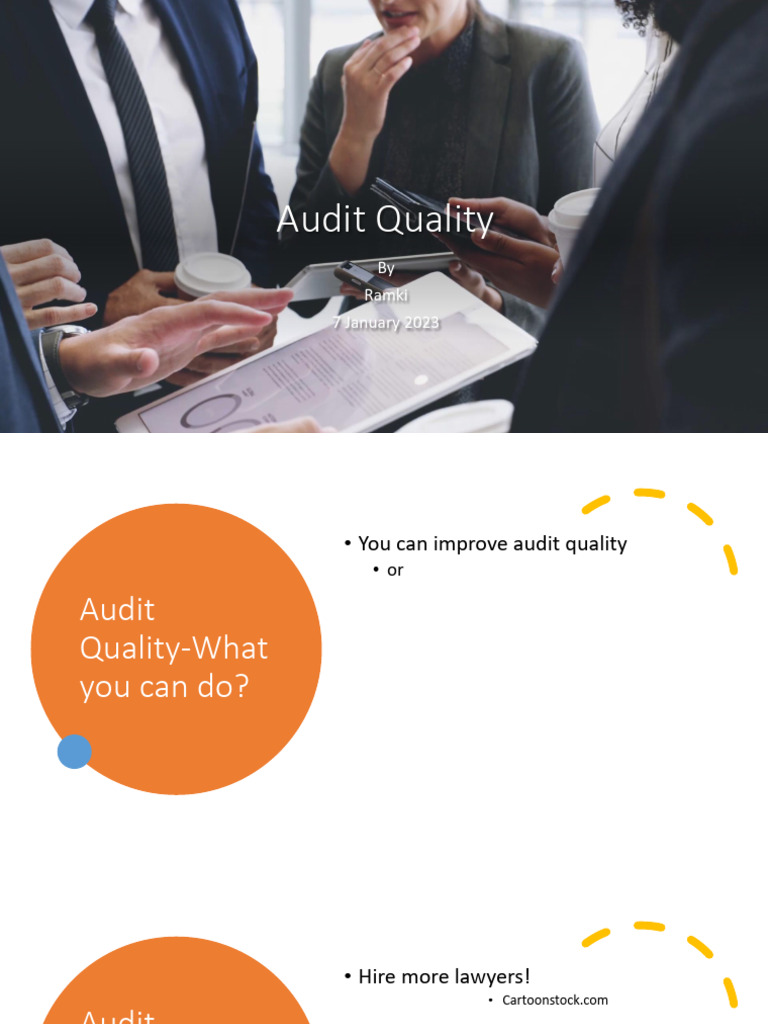 Audit Quality - Key Note Address - by Ramki | PDF | Audit