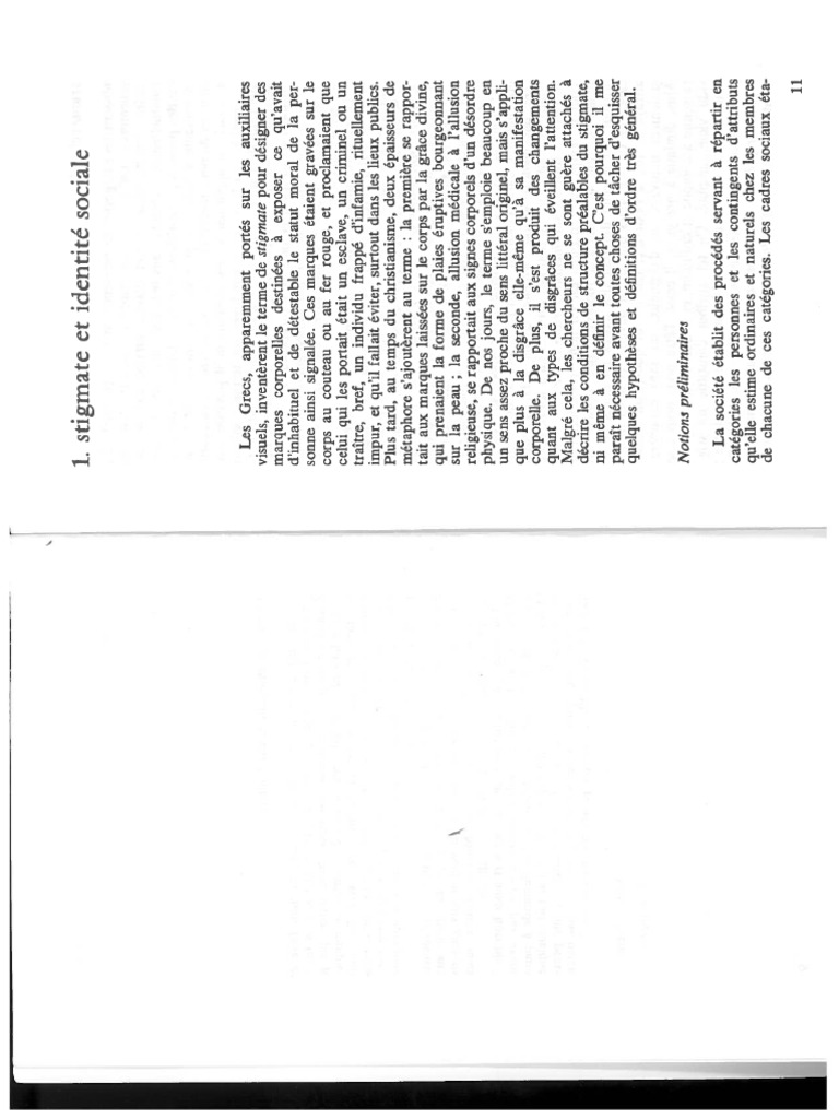 Séance 5 - Goffman 1975 | PDF