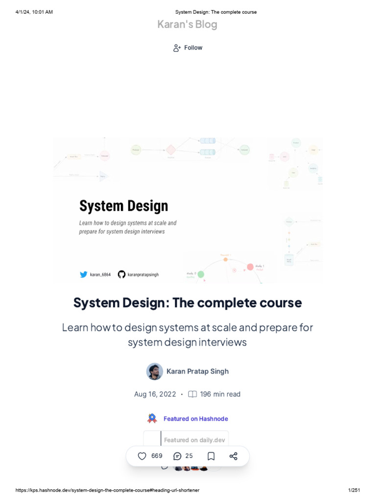 System Design - The Complete Course | PDF | Domain Name System | Load Balancing (Computing)