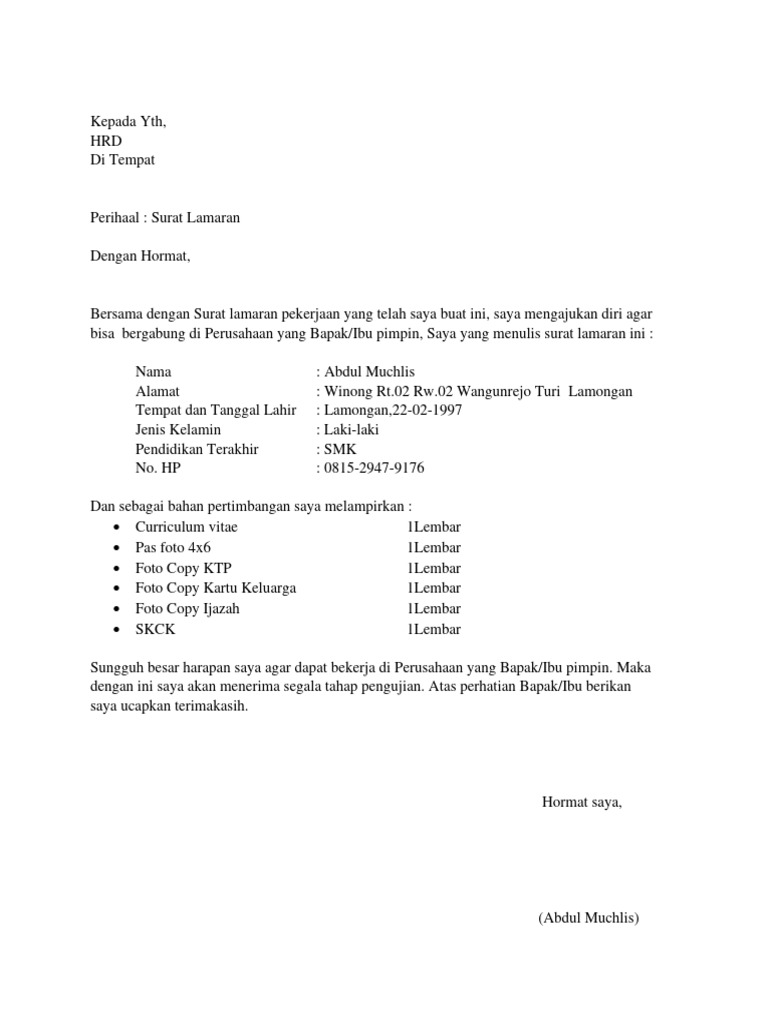 Abdul Muchlis Waiterss | PDF