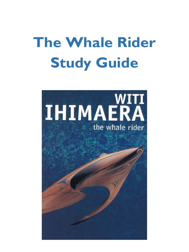 Whale Rider Study Guide Overview | PDF | Māori People
