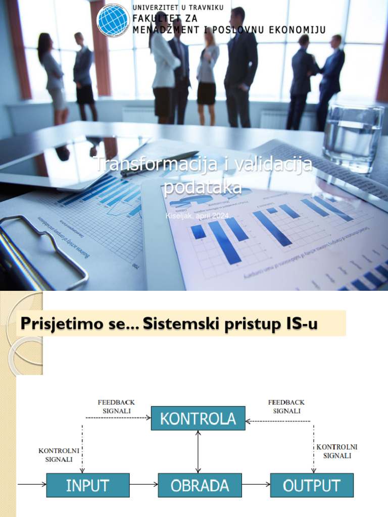 Transformacija I Validacija Podataka | PDF