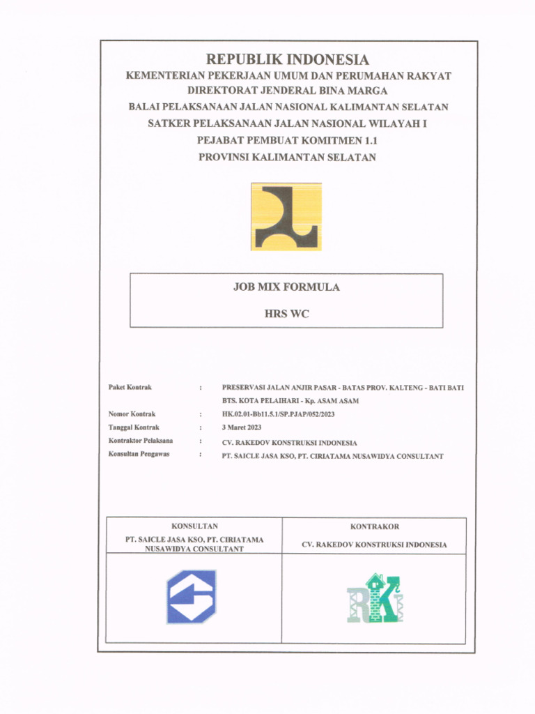 JMF HRS WC CV. RAKEDOV | PDF